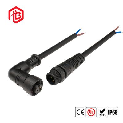 China M12RIGHT-ANGLED ELBOW Waterproof Connector Male/Female Copper 6A for Aerospace Microwave Applications for sale