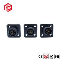 China M15 FLANGED POWER WATERPROOF PLUG Male/Female Copper Contact IP68 Rated for sale