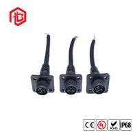 China M15 FLANGED POWER WATERPROOF PLUG Male/Female Copper Contact IP68 Rated for sale