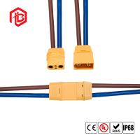 China XT90 Male/Female Waterproof Copper Connector with Cable Plug IP65 Rated DC Power for sale