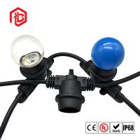 China E27 Lamp Holder Male/Female Copper 10A Waterproof Connector for sale