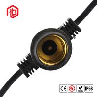 China E27 Lamp Holder Male/Female Copper 10A Waterproof Connector for sale