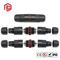 China 、L-Type M12 Waterproof Electrical Connector IP68 Rated 30A Nylon Housing Aviation Plug for Aerospace & Automotive Applications for sale