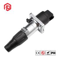 China Waterproof Male/Female RJ45 Network Connector with Copper Contacts and Nylon Housing IP68 Rated for sale