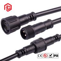 China M17 Male-Female Waterproof IP68 Copper Contact Nylon Housing Cable Connector for Wire Connections for sale