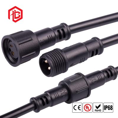 China M17 Male-Female Waterproof IP68 Copper Contact Nylon Housing Cable Connector for Wire Connections for sale