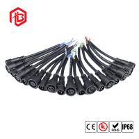 China M17 Male-Female Waterproof IP68 Copper Contact Nylon Housing Cable Connector for Wire Connections for sale