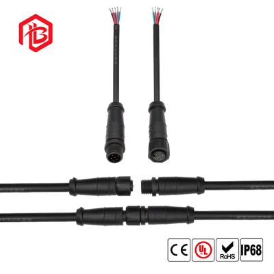 China Bett M8 Nylon Male/Female Waterproof Connector Plug for Aerospace RF/UHF Solar Power Systems with Copper Contact for sale