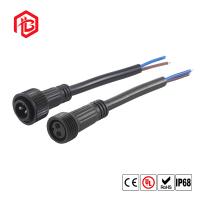 China BETT M23 IP68 Waterproof Black PVC Electric Connector Led Outdoor Lighting 2 Pin Male/Female for sale