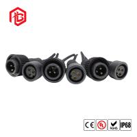 China BETT M23 IP68 Waterproof Black PVC Electric Connector Led Outdoor Lighting 2 Pin Male/Female for sale