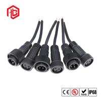 China BETT M23 IP68 Waterproof Black PVC Electric Connector Led Outdoor Lighting 2 Pin Male/Female for sale