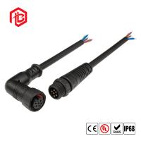 China M12RIGHT-ANGLED ELBOW Waterproof Connector Male/Female Copper 6A for Aerospace Microwave Applications for sale