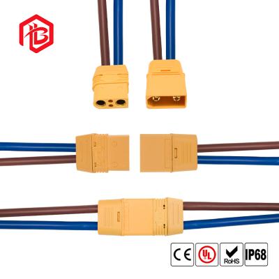 China XT90 Male/Female Waterproof Copper Connector with Cable Plug IP65 Rated DC Power for sale