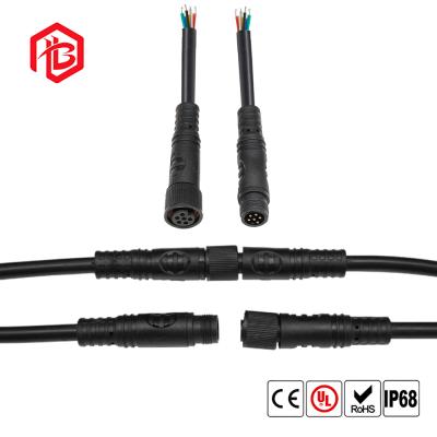 China M10 PVC Male/Female Waterproof Plug with Copper Contact for Aerospace RF Applications for sale