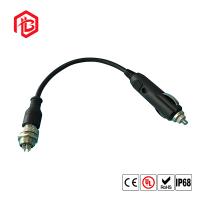 China GX16 Male/Female Waterproof IP65 Copper Contact Electrical Metal Plug with PVC Housing 5 Pin Adaptor for sale