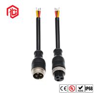 China GX16 Male/Female Waterproof IP65 Copper Contact Electrical Metal Plug with PVC Housing 5 Pin Adaptor for sale