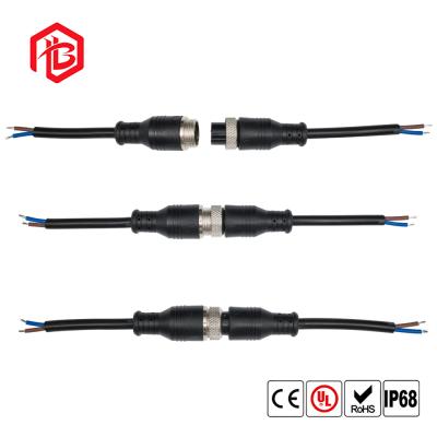 China GX16 Male/Female Waterproof IP65 Copper Contact Electrical Metal Plug with PVC Housing 5 Pin Adaptor for sale