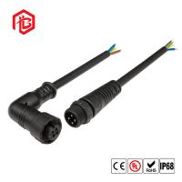 China M12 Multi-Core Elbow Waterproof Connector Aviation Energy Storage Plug Connection Line for sale