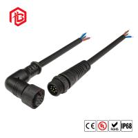 China M12 Multi-Core Elbow Waterproof Connector Aviation Energy Storage Plug Connection Line for sale
