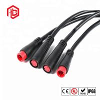 China Custom M8 Waterproof Connector LED Light Signal Transmission Solar Panel Male and Female Plug for sale