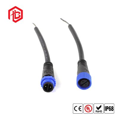 China M15 Male/Female Waterproof 4 Core Aviation IP68 Power Connection Cable Electric Vehicle Connector LED Light Industrial for sale