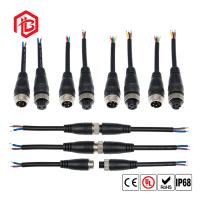 China GX12 Aerospace Power Plug 4Pin 2A/6A Rated Copper Contact Nylon Housing Waterproof IP65 for LED PCB Microwave Applications for sale