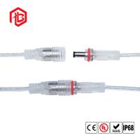 China IP68 5521 DC Power Plug 4A 220V Copper Contact Nylon Housing Connector for LED Lighting for sale