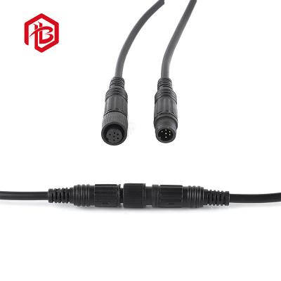 China 20A M10 Waterproof Circular Connector Male Female PVC Rubber Nylon for sale