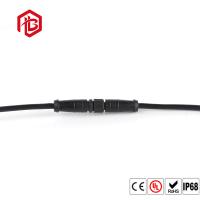 China Black White LED Light 2 PIN 3 PIN Watertight Power Connector for sale