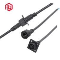 China Mini 4 Pin Flange IP67 6.5mm Panel Mount Power Connector for sale