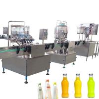 China 1000 Bph Carbonated Beverage Bottling Equipment / Hot Fill Bottling Equipment for sale