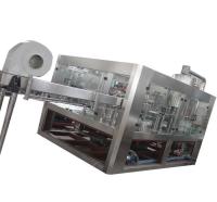 China PET Bottle Carbonated Beverage Filling Machine , 3 In 1 Carbonated Water Filling Machine for sale