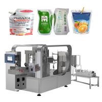 China Electric Juice Pouch Filling Machine , Spout Pouch Filling Machine for sale