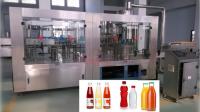 China 40 Filling Head Rotary Bottle Filling Machine , PET / Glass Bottle Production Line for sale