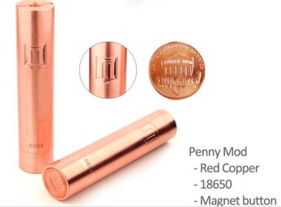 China 2014 Newest Mechanical Mod Red Copper Penny Mod Penny Mechanical Mod Hot Selling!!! for sale