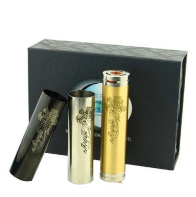 China copper coated silver and adjustable pin hidden button air holes ss/black/brass 18650 for sale