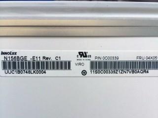China 1366*768 N156BGE-E11 15.6 inch 200 cd/m2 LCD Display Screen for sale