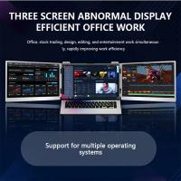 China 14 inch portable monitor 1920*1200 IPS monitor laptop screen extender laptop dual monitor screen for sale