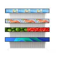 China Supermarket advertising booth digital signage, hot selling 58.4 inch LCD display screen for sale