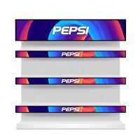 China Supermarket advertising booth digital signage, hot selling 58.4 inch LCD display screen for sale