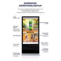China 75.0 inch indoor wall mounted display digital signage advertising machine elevator LCD advertising display for sale