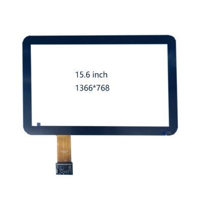 China 15.6 inch capacitive touch screen with touch glass touch screen, supporting XP Win7, 8 Android Linux system for sale