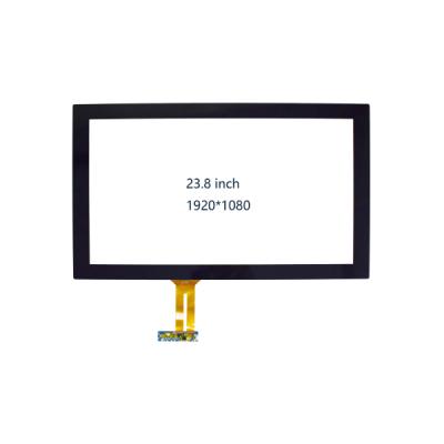 China 23.8 Inch Capacitive Touch Screen Panel, USB/IIC/RS232 Interface Mode for sale