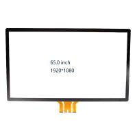 China 65.0 Inch Capacitive Touch Glass Screen High-Sensitivity Supporting Multi-Touch Operation With Fast Response for sale