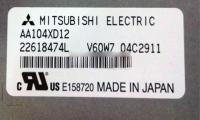 China 10.4 Inch 1024x768 Industrial LCD Panel Display AA104XD12 for sale