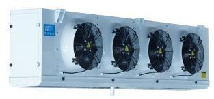 China EA Series Angled Unit Air Cooler for Cold Room Storage - 4.0mm/6.0mm Fin Spacing, 1.4-8.1kW Capacity for sale