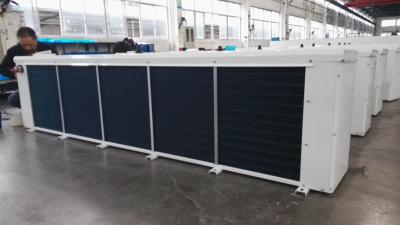 China Industrial grade ceiling mounted air cooler, compatible with R404A/R507/R22 refrigerants, supports 220V/380V voltage, equipped with IP65 waterproof junction box for sale