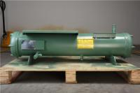 China Shell and Tube Sea Water Cooled Condenser Heat Exchanger 3-80 HP Capacity with 12-54mm Connections for sale