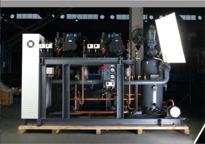 China Coolroom Low Temp Screw Compressor Condensing Unit with 3.0 MPa Test Pressure and R22 Refrigerant Compatibility for sale