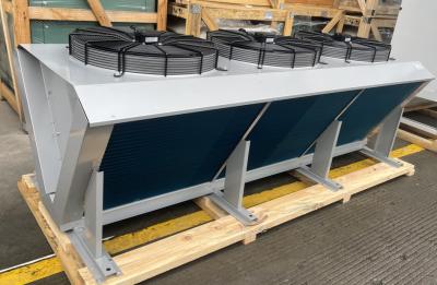 China Refrigeration Air Cooled Cold Room Condenser V Type Evaporator for sale